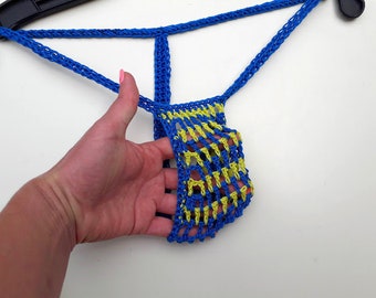 Mens Swimwear Bikini Briefs, Handmade Crochet Mens Swim Trunks - Etsy