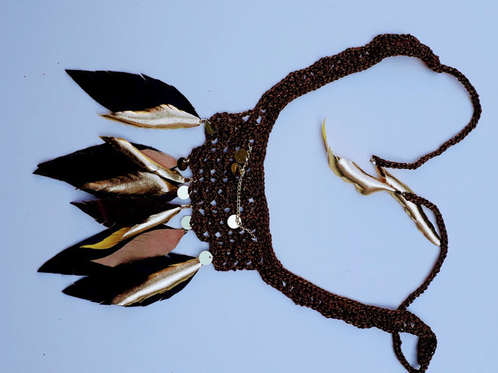 Man Loincloth Leather Feather Loincloth Open Crotch G-string | Etsy