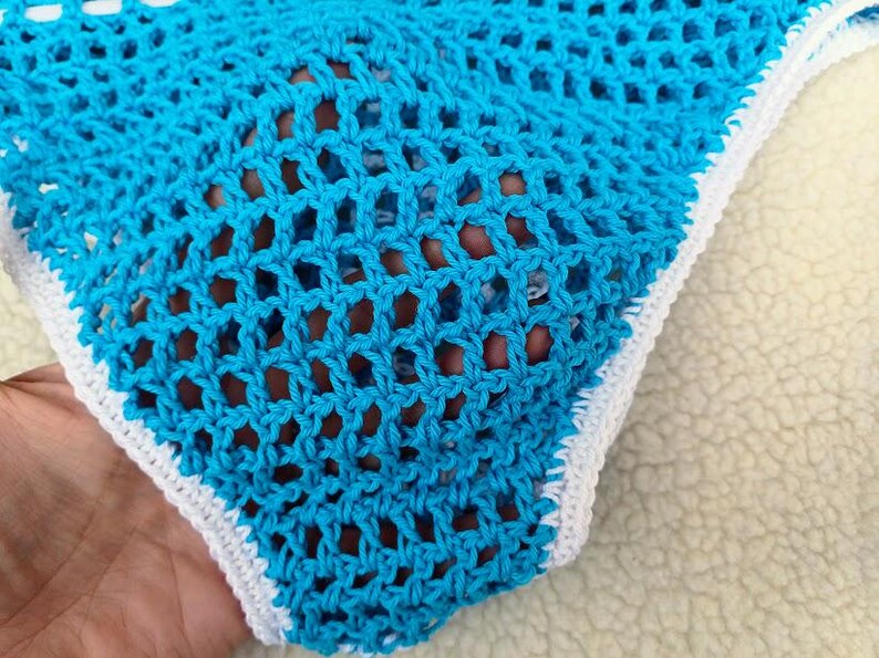 Handmade Men's Crochet Thong Briefs– Sheer Cotton Micro Briefs – Unique ...