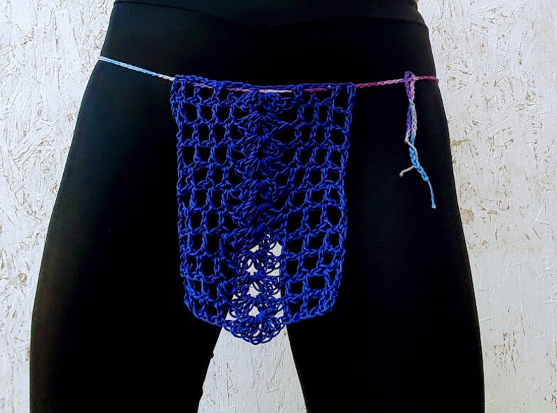 Crochet loincloth Open crotch g string Beach Erotic lingerie | Etsy