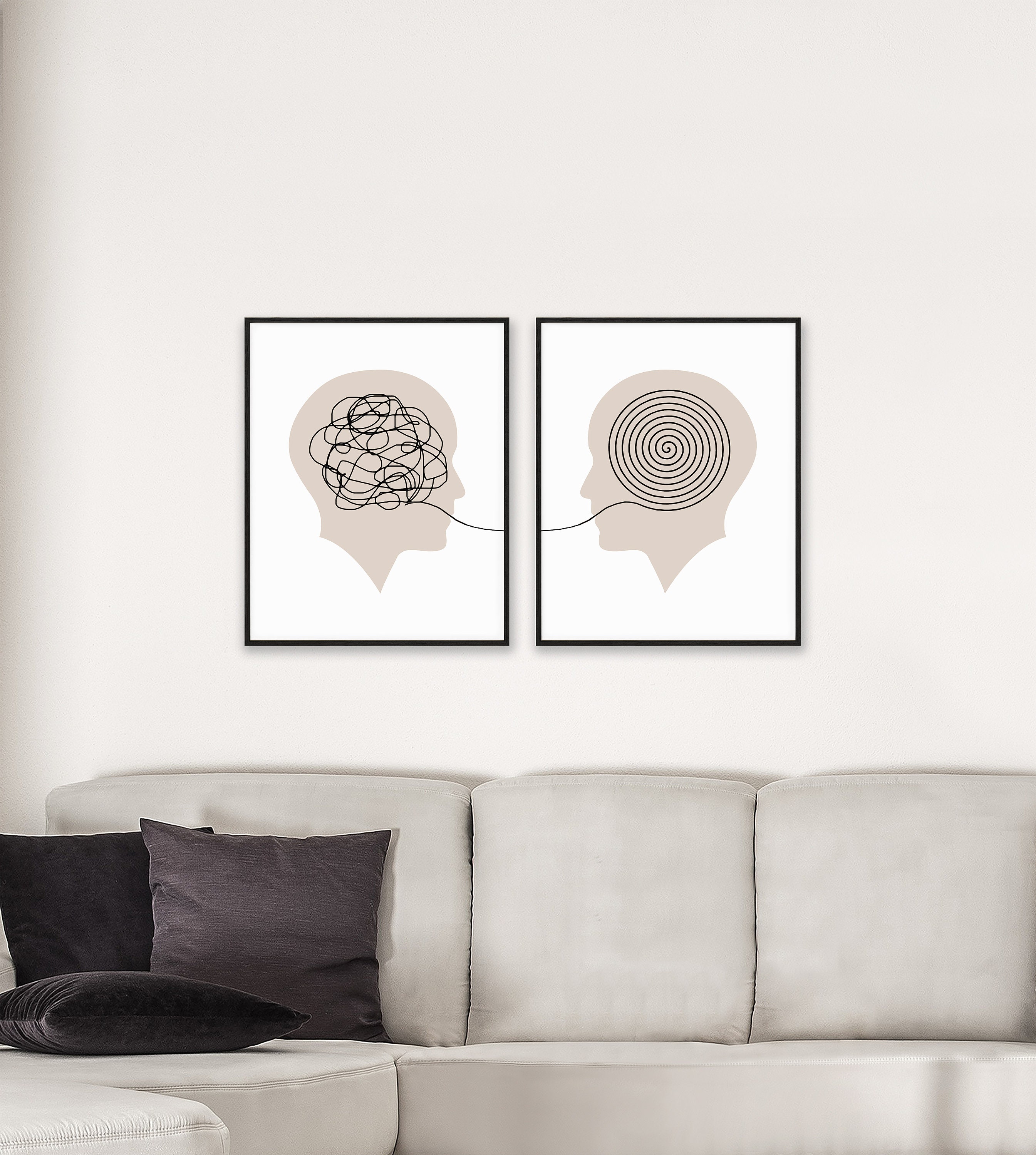 Therapy Talking Helps Therapist Office Art Psychology Wall - Etsy