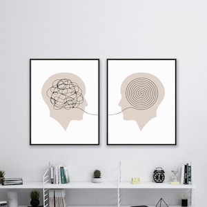 Therapy Talking Helps Therapist Office Art Psychology Wall - Etsy