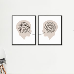 Therapy Talking Helps Therapist Office Art Psychology Wall - Etsy