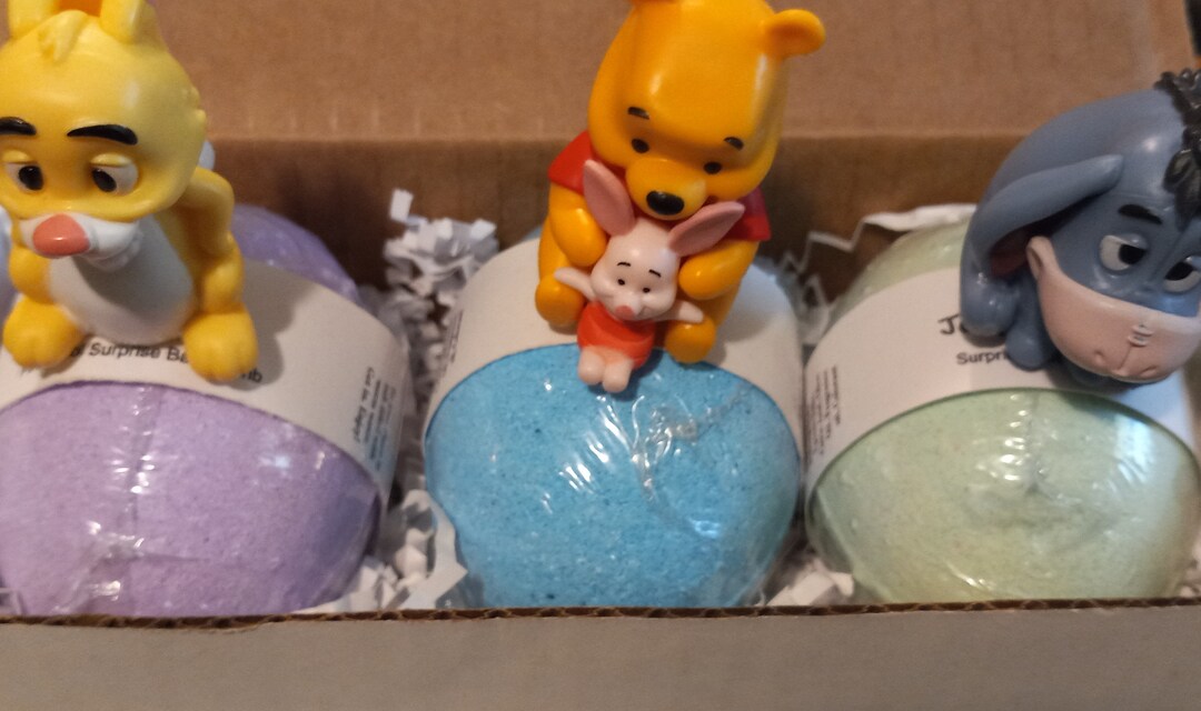 Winnie the Pooh Bath Bomb, Kids Bath Bombs, 3 Pack - Etsy