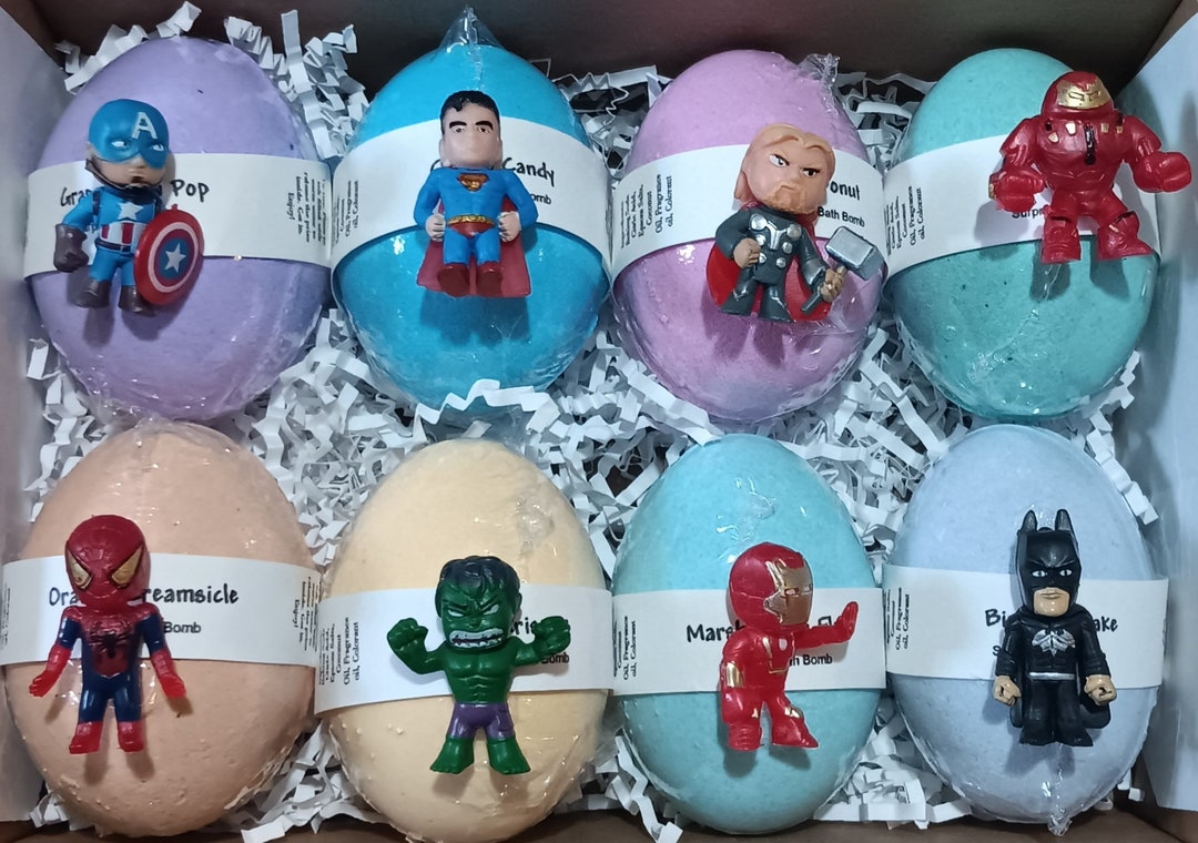 Super Hero Bath Bomb, Bath Bomb Gift Set, Kids Bath Bombs, Party Favors ...