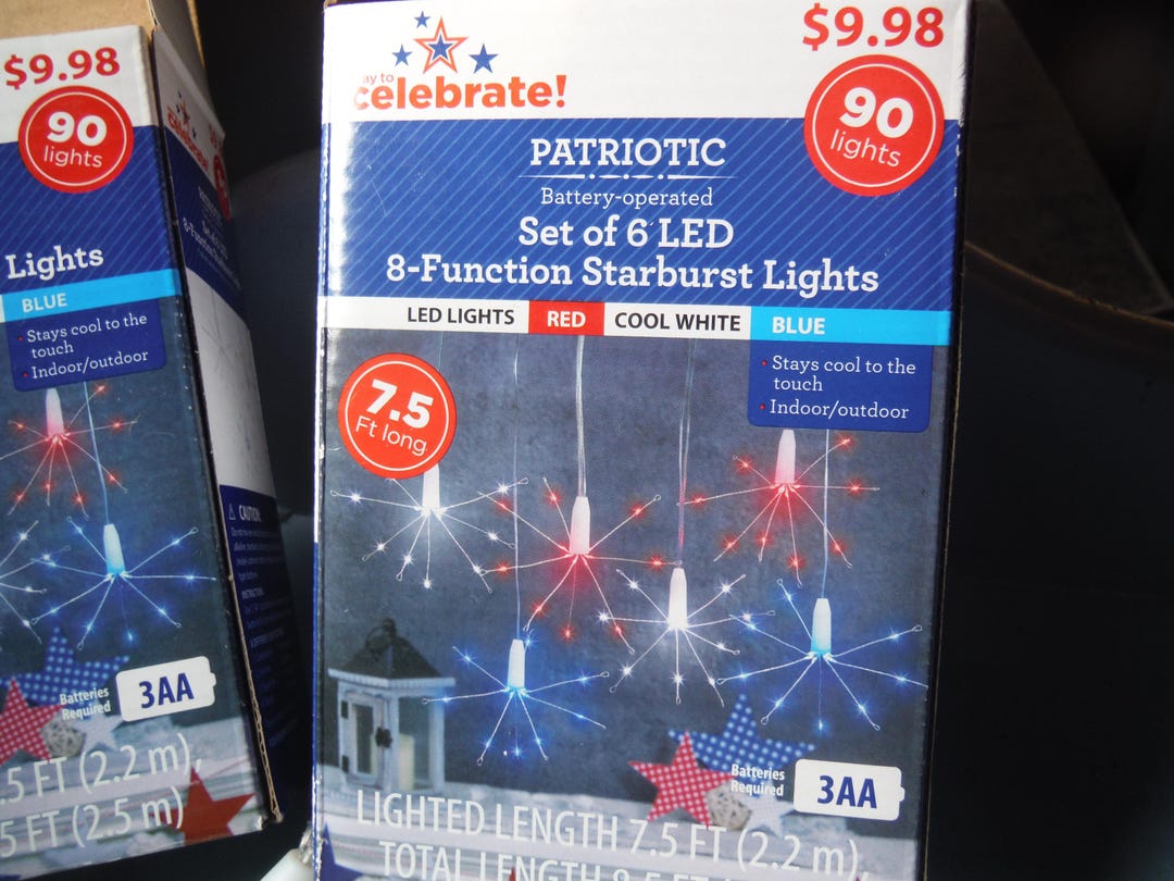 Patriotic LED Lights - Etsy
