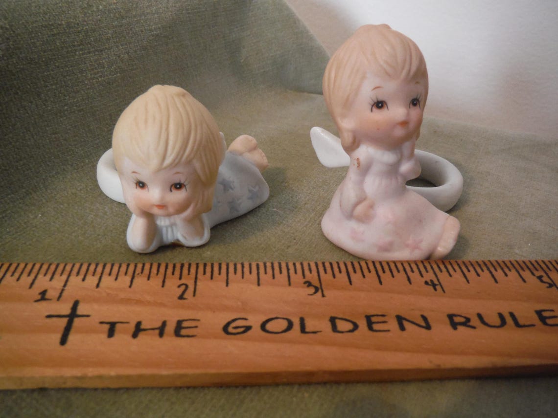 Lefton Angel Candle Holders - Etsy