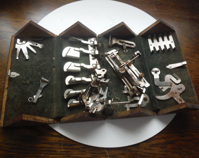 Singer ,attachments, & Puzzle Box - Etsy