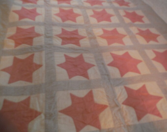 Antique Star Quilt - Etsy