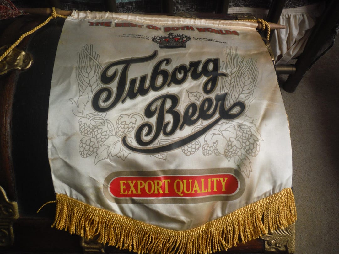 Satin Tuborg Beer Banner - Etsy