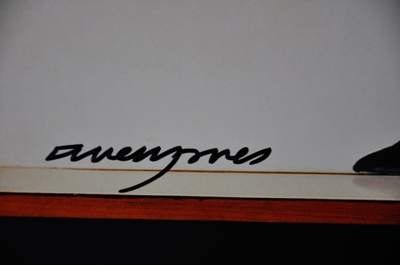 ALLEN JONES first Steps Original Poster, Handisigned, Exhibtion Erotic ...