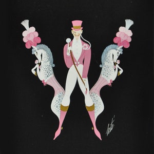 Erté, Alphabet 25 Letters From A to Z, Original Print, Years 60st ...