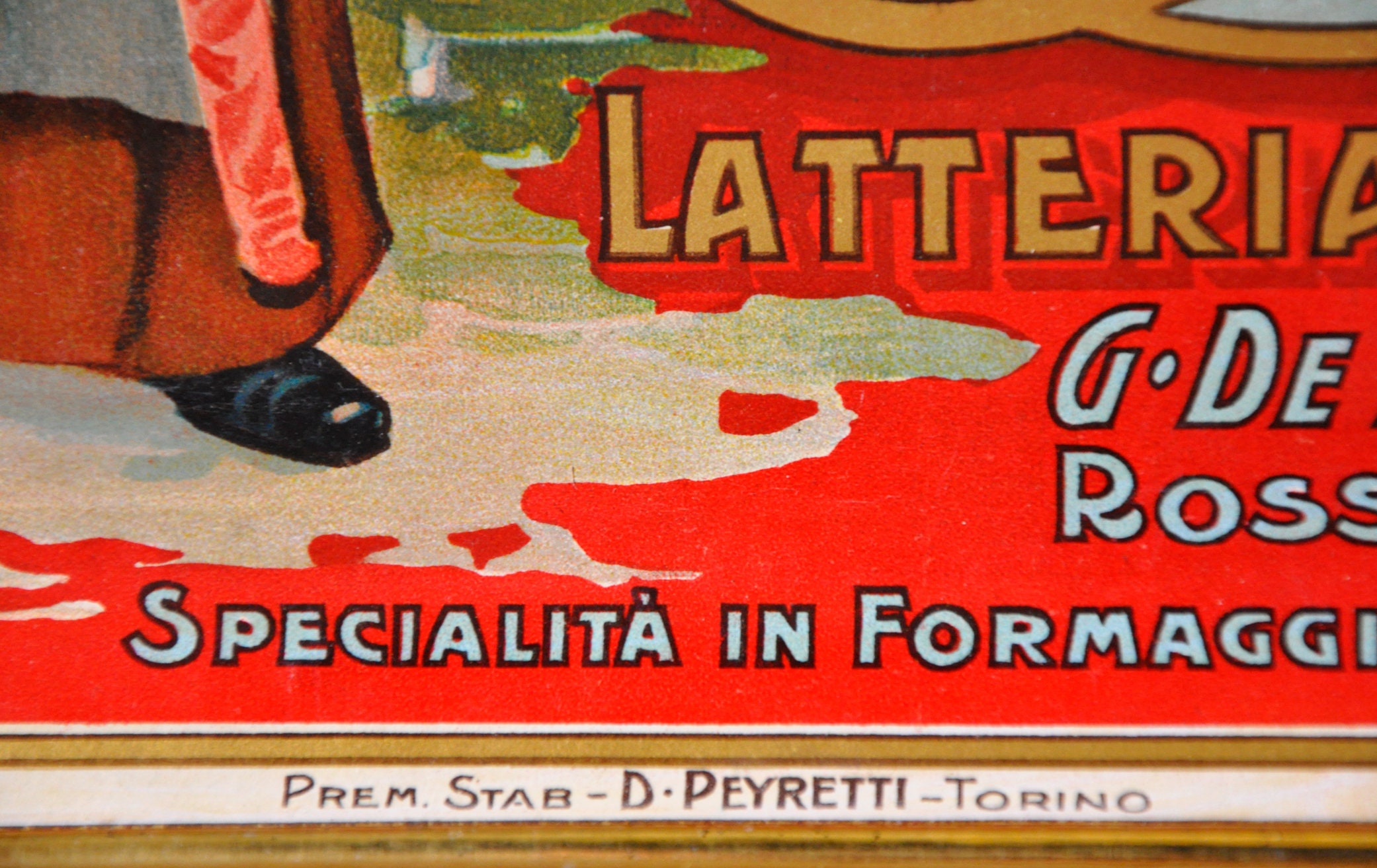 Original Litho Antique Poster 1920 Advertising Italian - Etsy