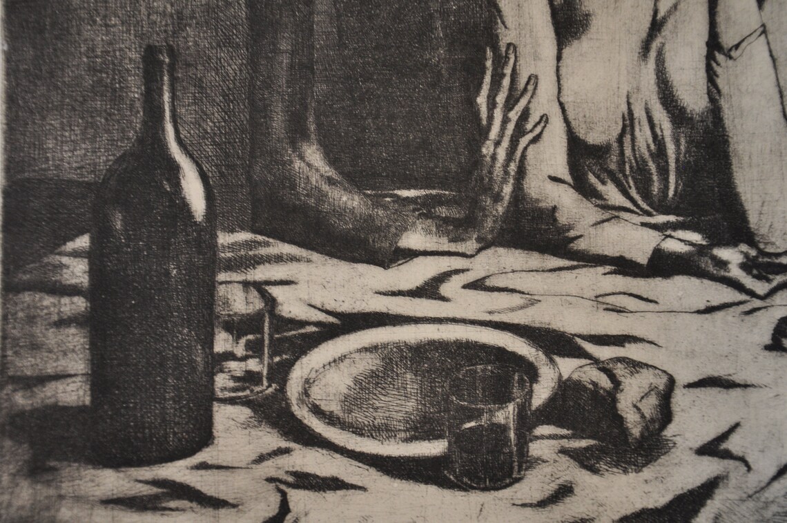 Pablo Picasso Engraved Work 1955 Original Lithograph - Etsy