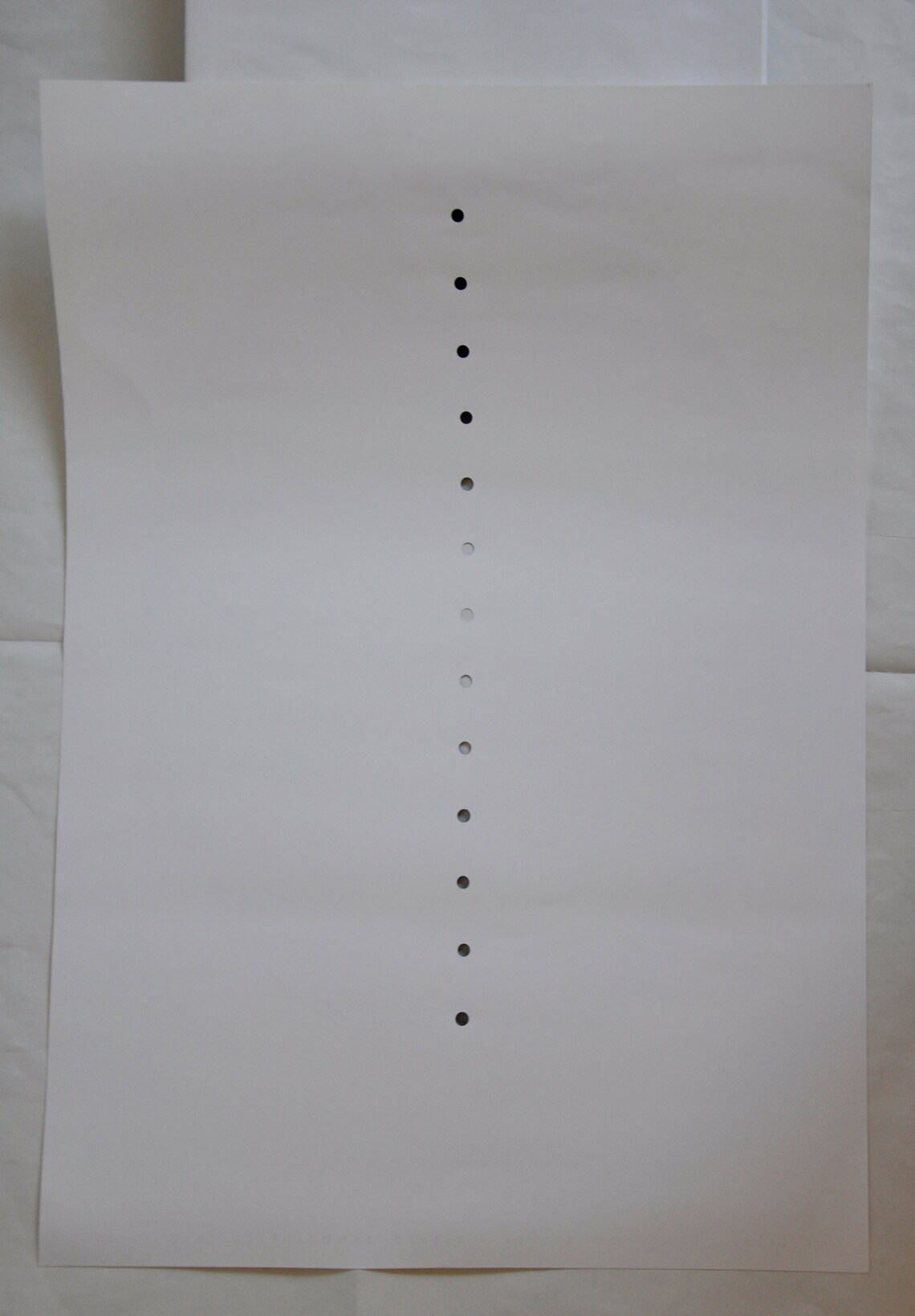 Lucio Fontana, Original Poster Gallery Silkscreen on Perforated Paper ...