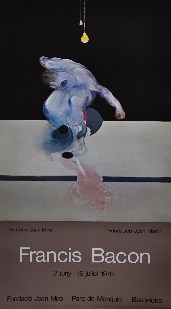 Francis Bacon Original Exhibition Poster Barcelona spanish | Etsy