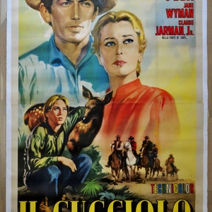 The Yearling Original Giant Poster 1963 Linen Backed GREGORY - Etsy