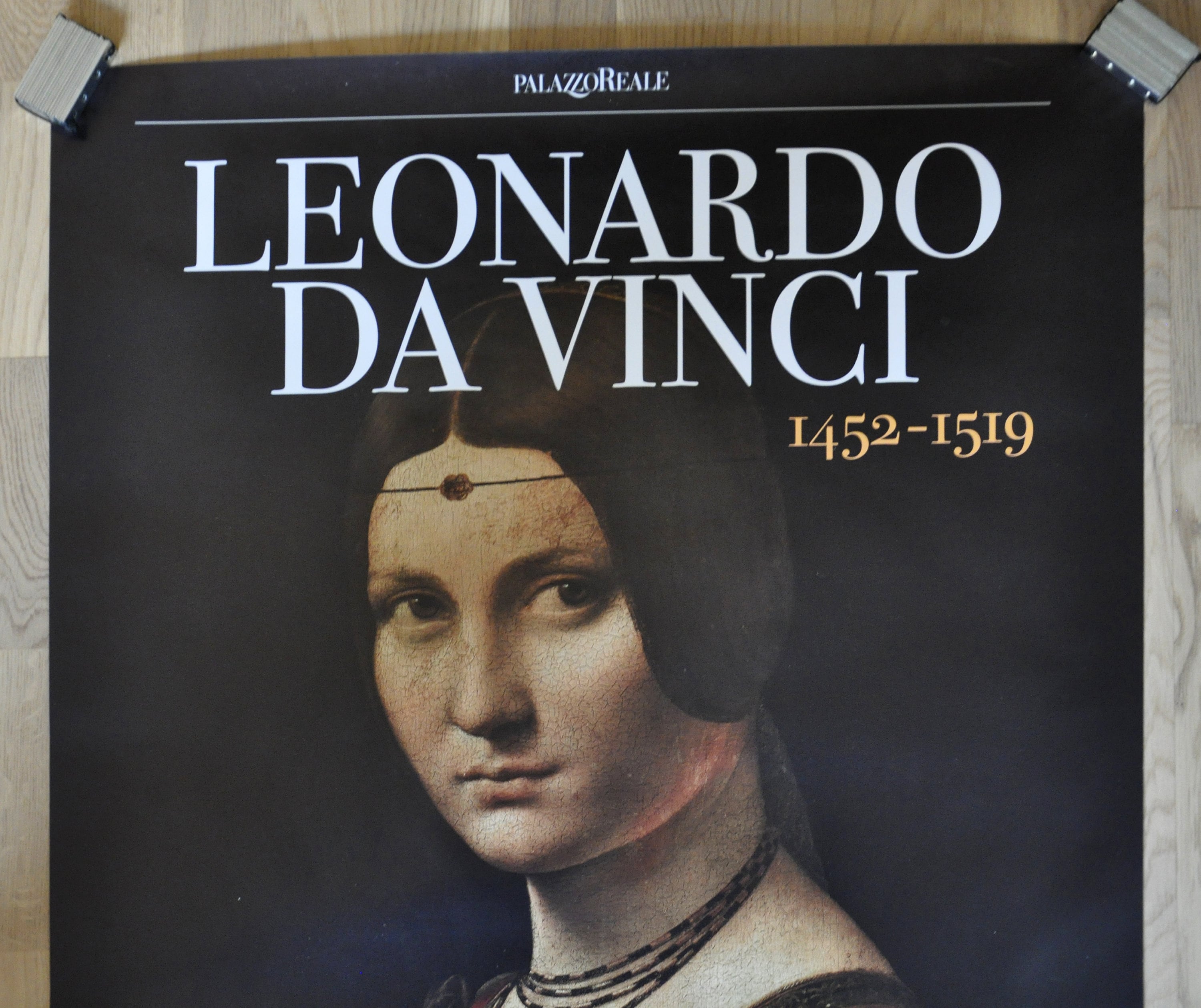Leonardo Da Vinci Original Giant Poster Over Size Cm 200 X 140/ 78,74 X ...