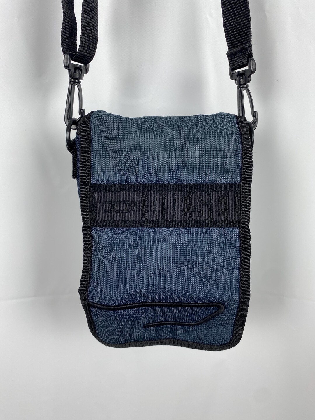 Vintage Diesel 00s Nylon Messenger Mini Bag - Etsy