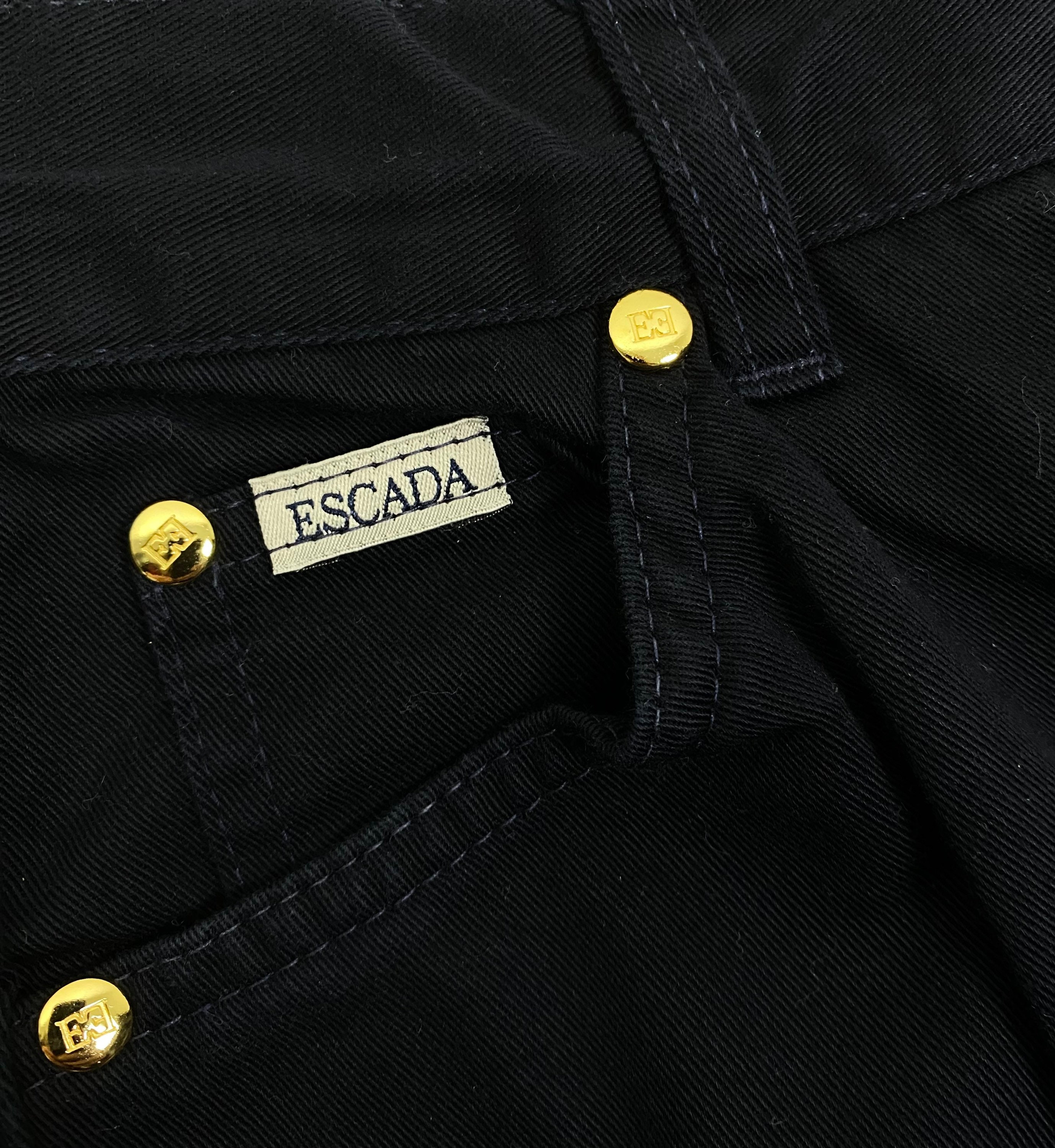 Escada Vintage Jeans Logo Size 38 - Etsy