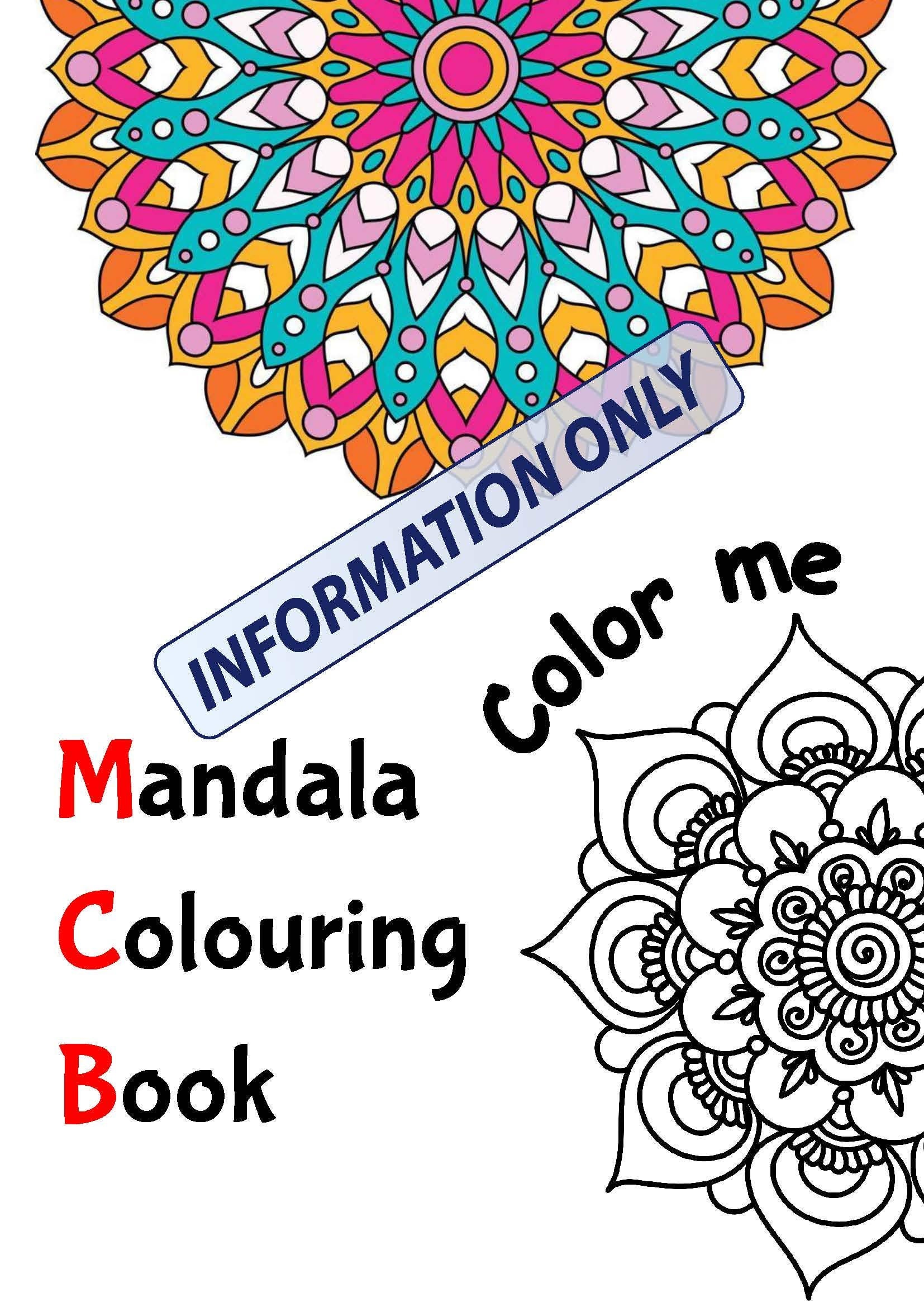Mandala Art Colouring Book Digital Easy Medium Advance Level Adult Kids ...