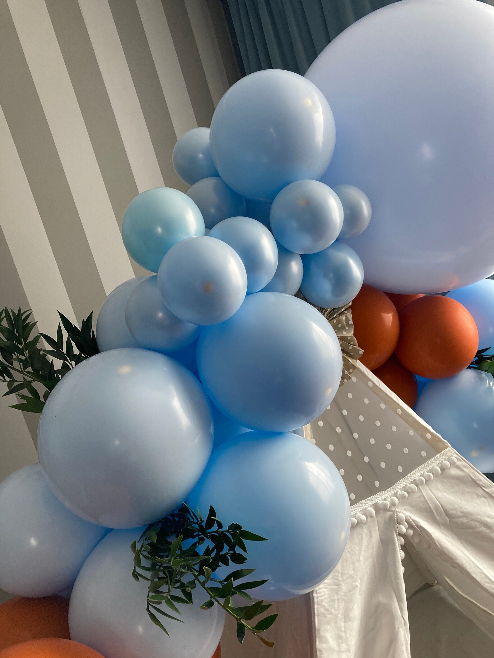 120 Pcs12ft 1st Birthday Boy Balloon Garland Kit Birthday - Etsy