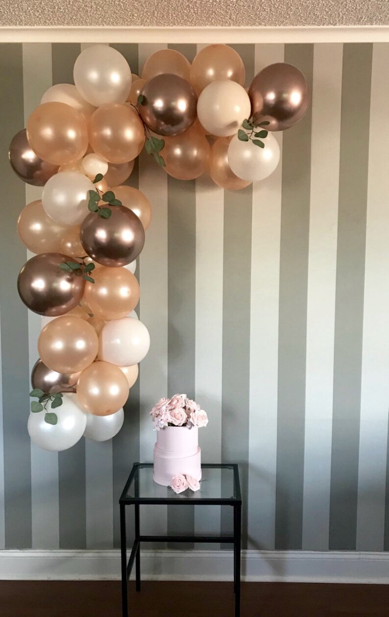 120 Pcs Balloon Garlandrose Gold Garland1st Birthday Balloon | Etsy