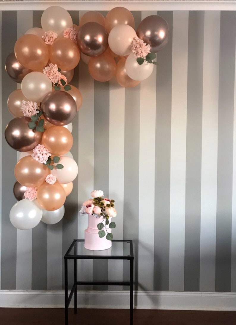 120 Pcs Balloon Garlandrose Gold Garland1st Birthday Balloon | Etsy