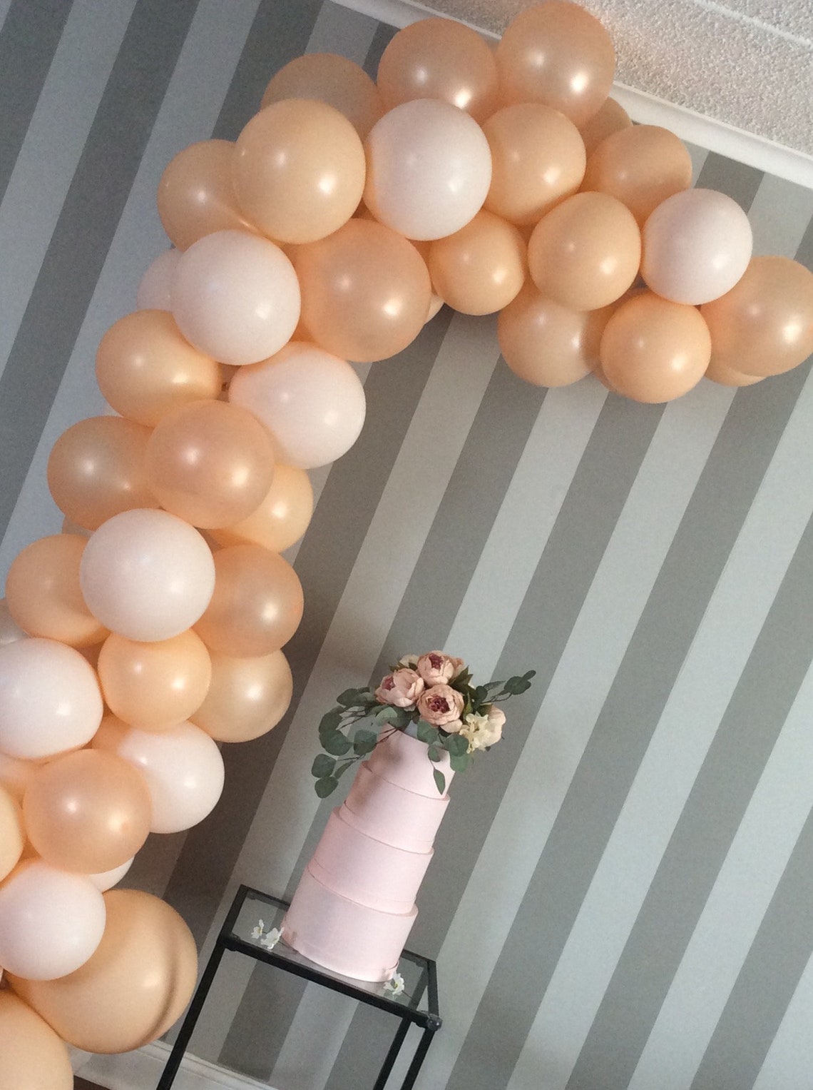 Blush Balloon Garland Kitdiy Balloon Garland Perl Peach - Etsy