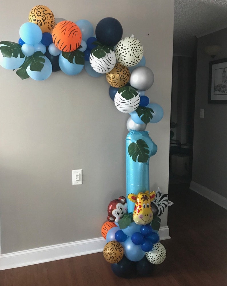 Wild One Wild One Balloons Safari Balloons Jungle Theme - Etsy