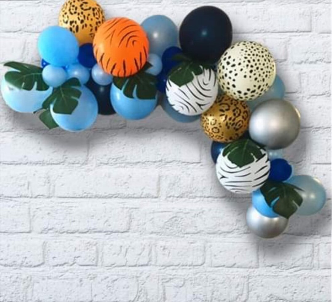 Wild One Balloon Garland, Wild One, Wild One Balloons, Safari Balloons ...