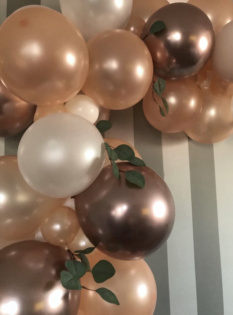 120 Pcs Balloon Garlandrose Gold Garland1st Birthday Balloon | Etsy