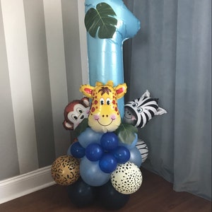 Wild One, Wild One Balloons, Safari Balloons Jungle Theme, Wild One ...