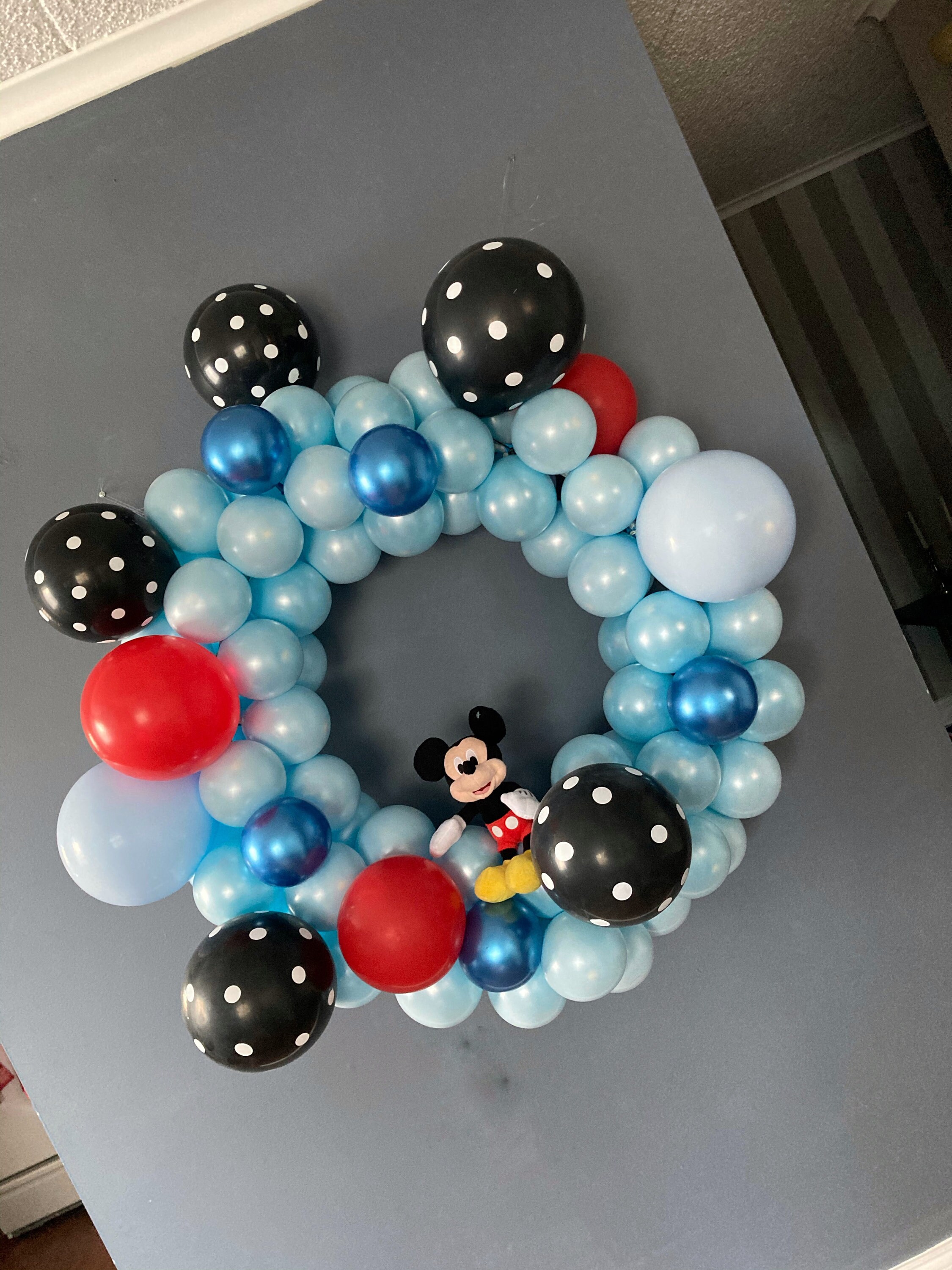 Mickey Mouse Balloon Hoop Decorationmickey Mouse Theme | Etsy