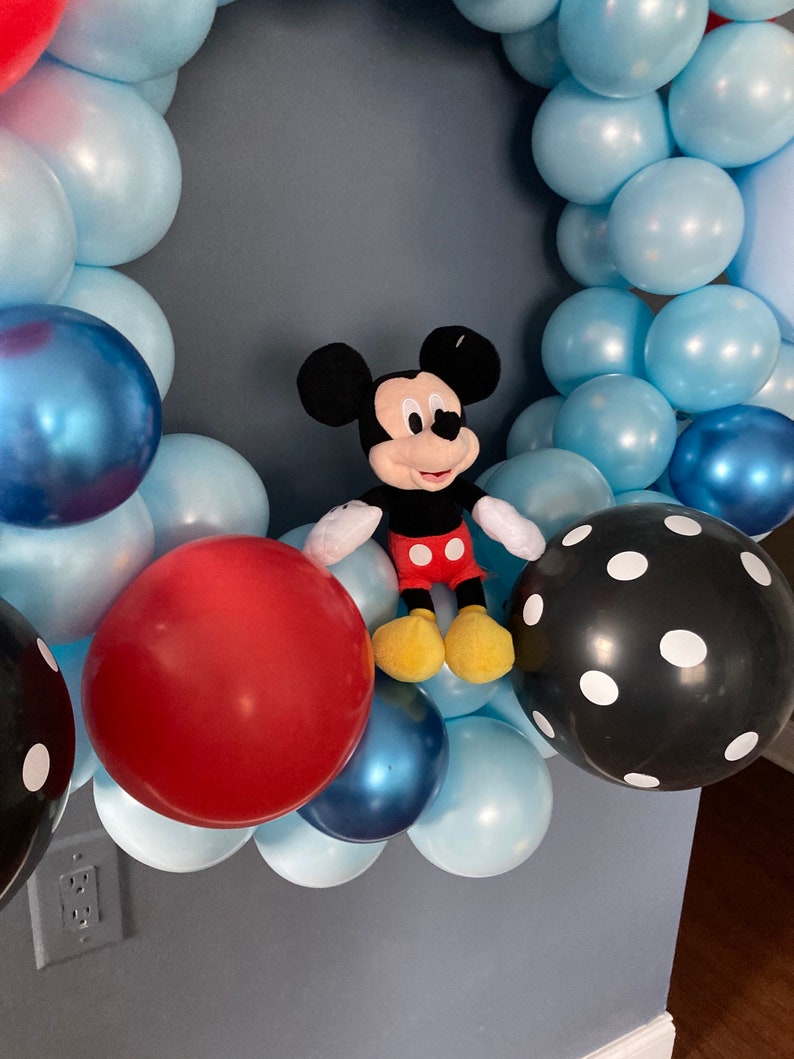 Mickey Mouse Balloon Hoop Decorationmickey Mouse Theme - Etsy