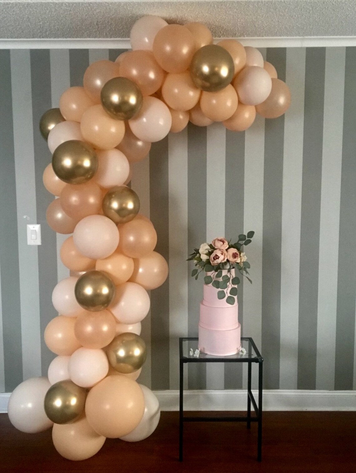Blush Balloon Garland Kitdiy Balloon Garland Perl Peach - Etsy