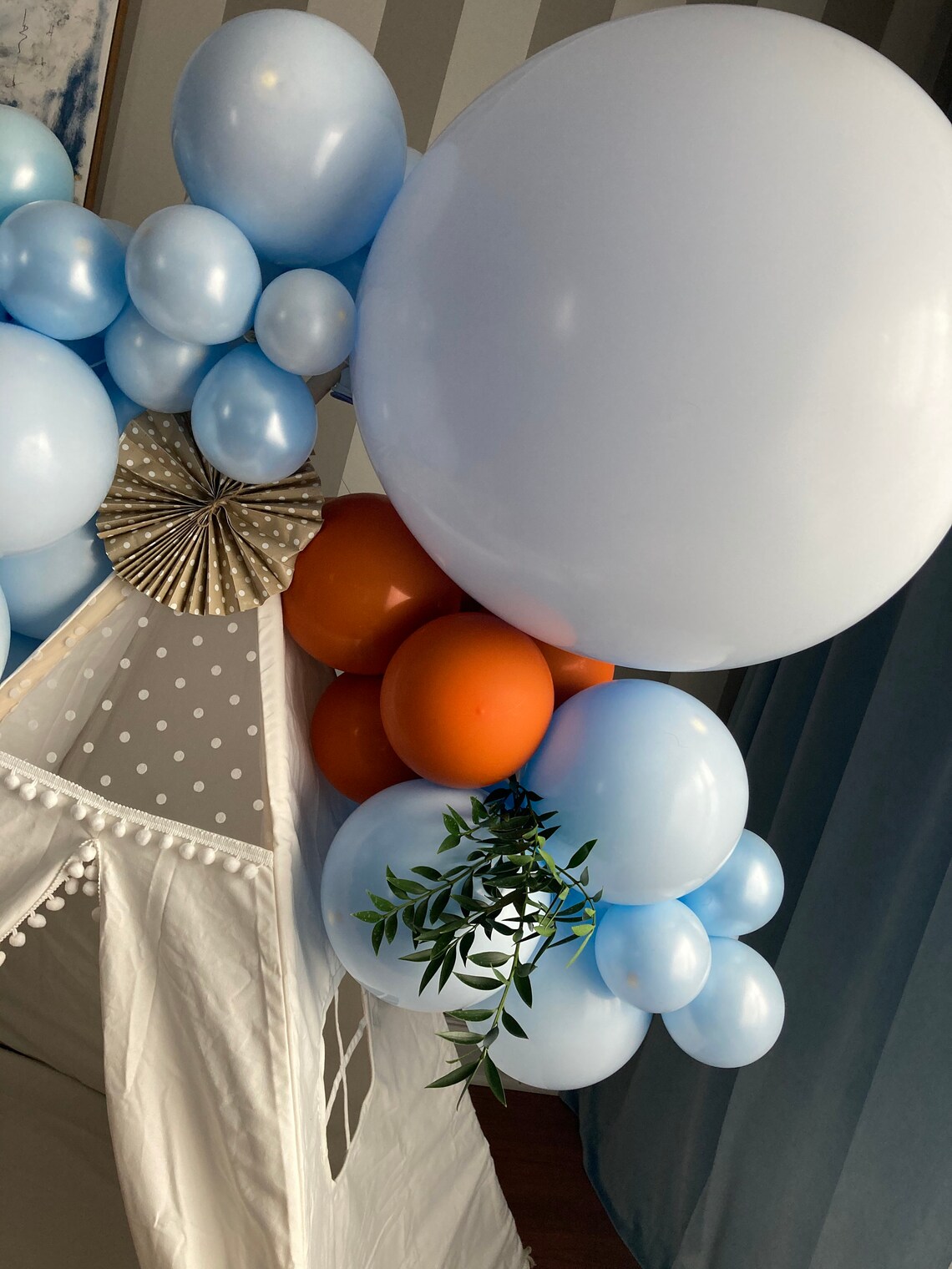 120 Pcs12ft 1st Birthday Boy Balloon Garland Kit Birthday - Etsy