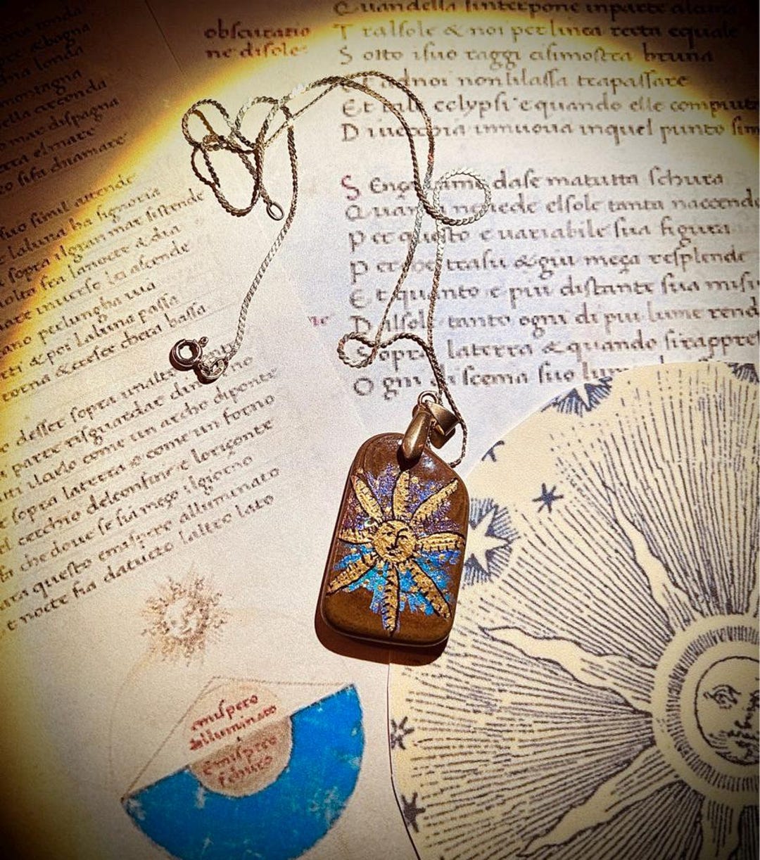 Sol Pendant, the First in a Series of Celestial Pendants; Solar ...