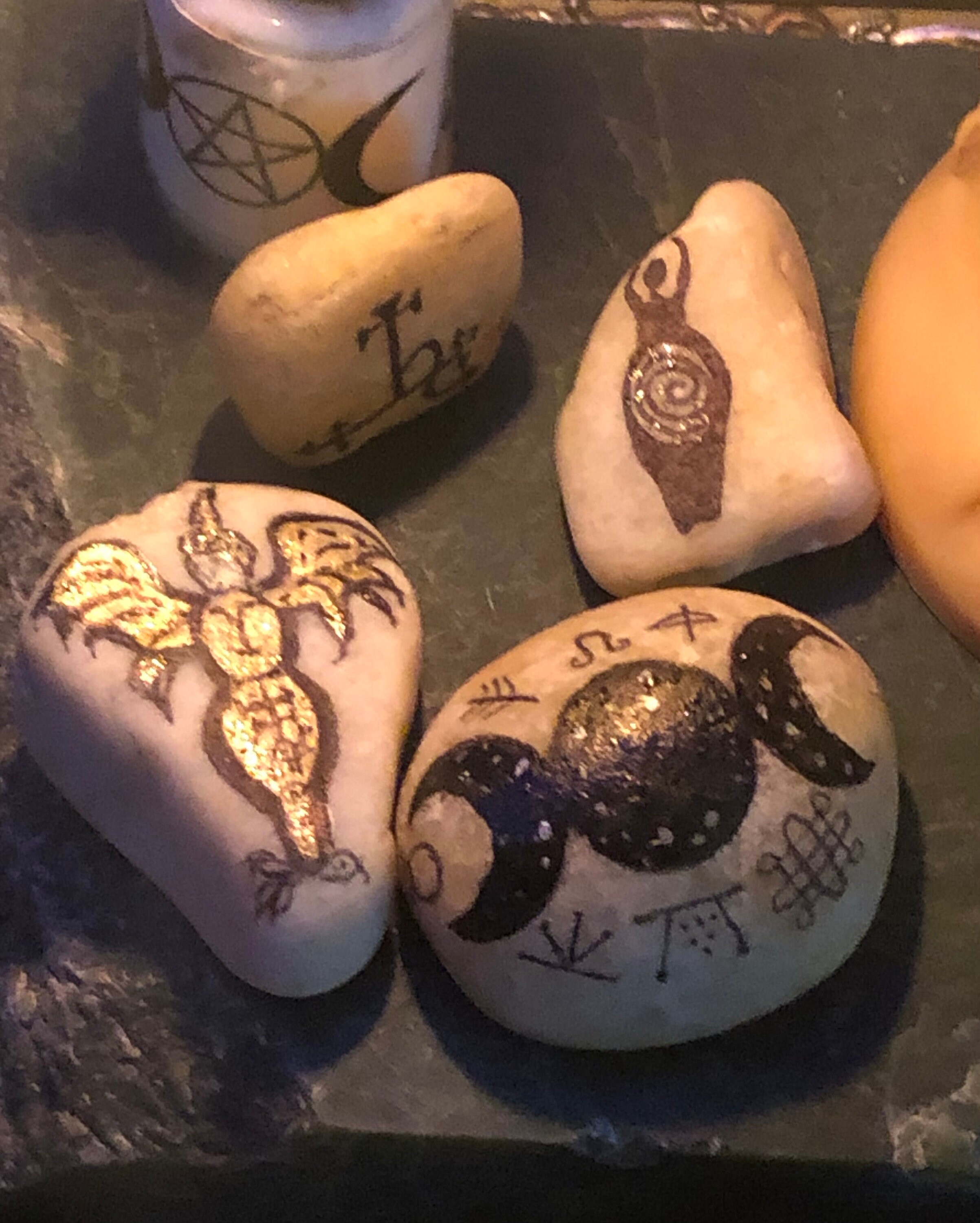 Lilith Altar Stones Goddess Wiccan Crystals Dolomite | Etsy