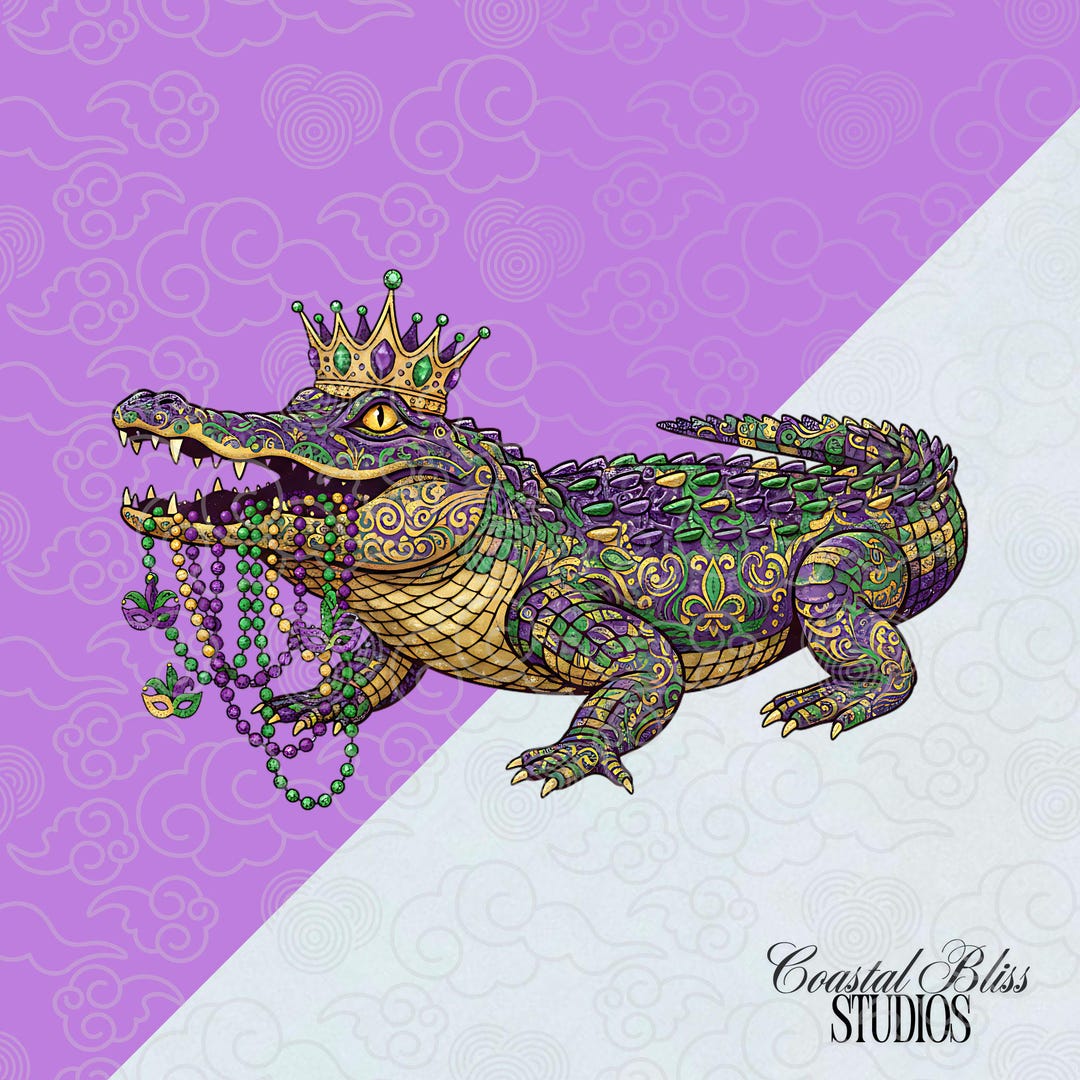 Alligator Mardi Gras Png, Joe Cain Day, Fat Tuesday, Gator Mardi Gras ...