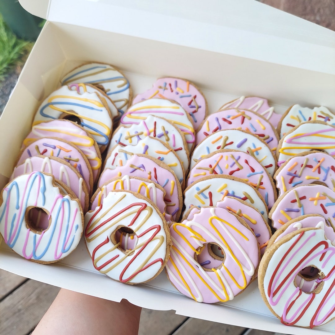 Gourmet Dog Treats, Dog Donuts, All Natural Handmade, Gluten Free - Etsy