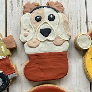 Christmas Dog Treats, Holiday Dog Cookies, Gourmet Gift for Dogs, 6 ...