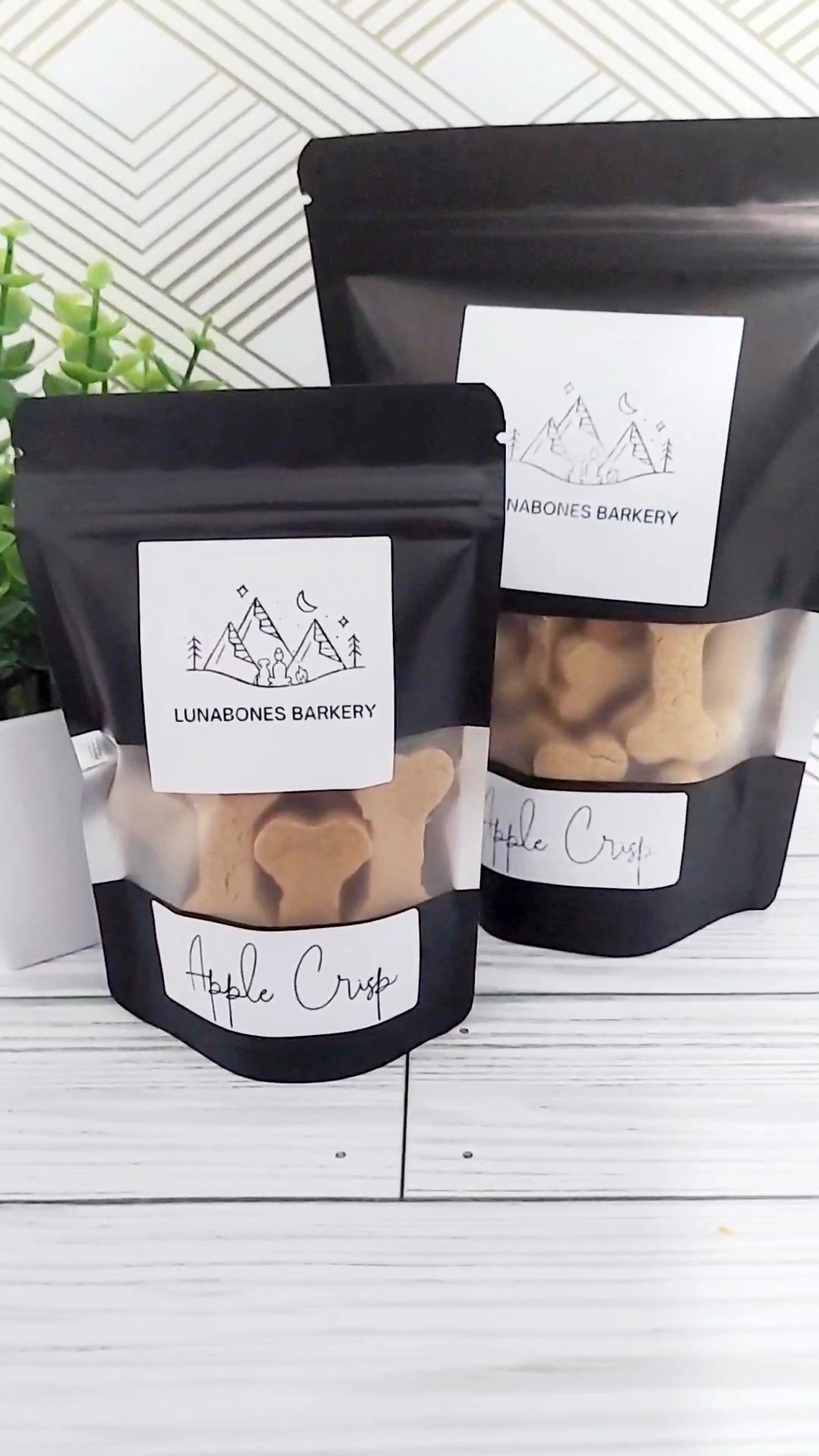 All Natural Homemade Dog Treats, Apple Crisp, Gifts for Dogs, Handmade ...