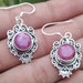Buy Ruby Earring,925 Sterling Silver,drop Earring,pink Ruby,bridesmaid ...