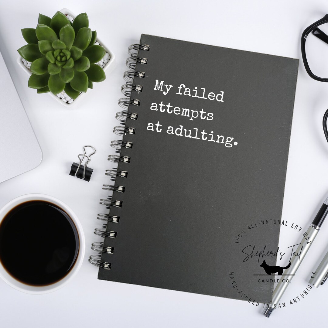 My Failed Attempts at Adulting Little Black Book Funny - Etsy