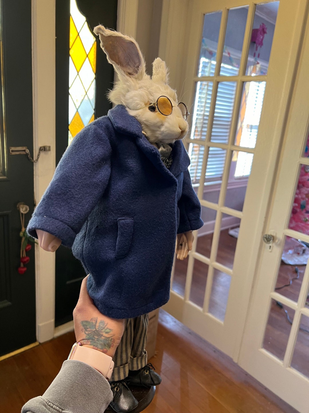 Professor Dandy Taxidermy Rabbit Doll - Etsy