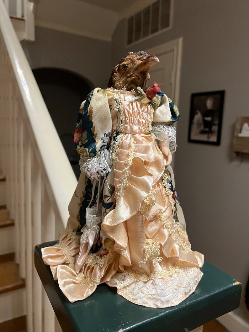 Lady Hennie Wing-elegant Lady Chicken Doll - Etsy