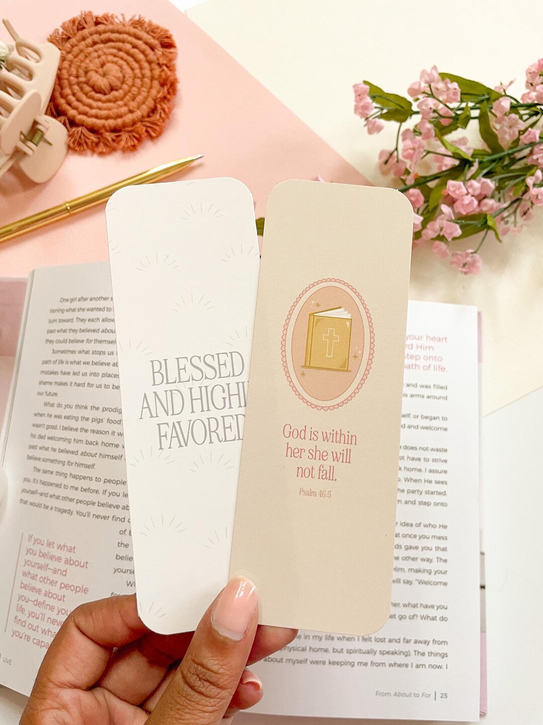 Bible Bookmark Set | Faith Bookmarks, Double-sided Bookmarks Christian ...