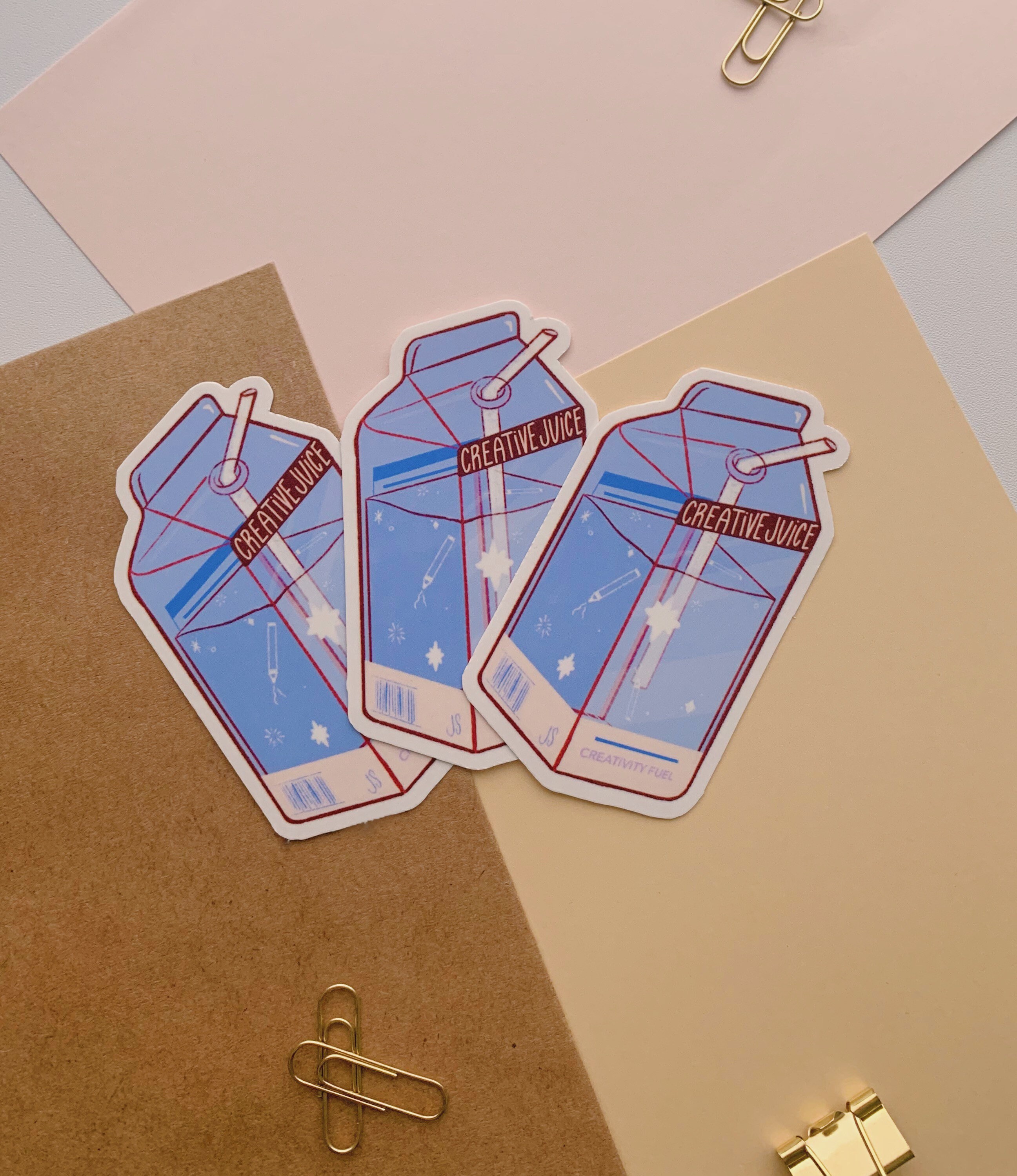Creative Juice Glossy Sticker Juice Sticker Glossy | Etsy
