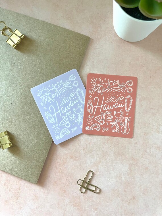 Hawaii Sticker Hawaii State Sticker Beach Sticker Laptop | Etsy